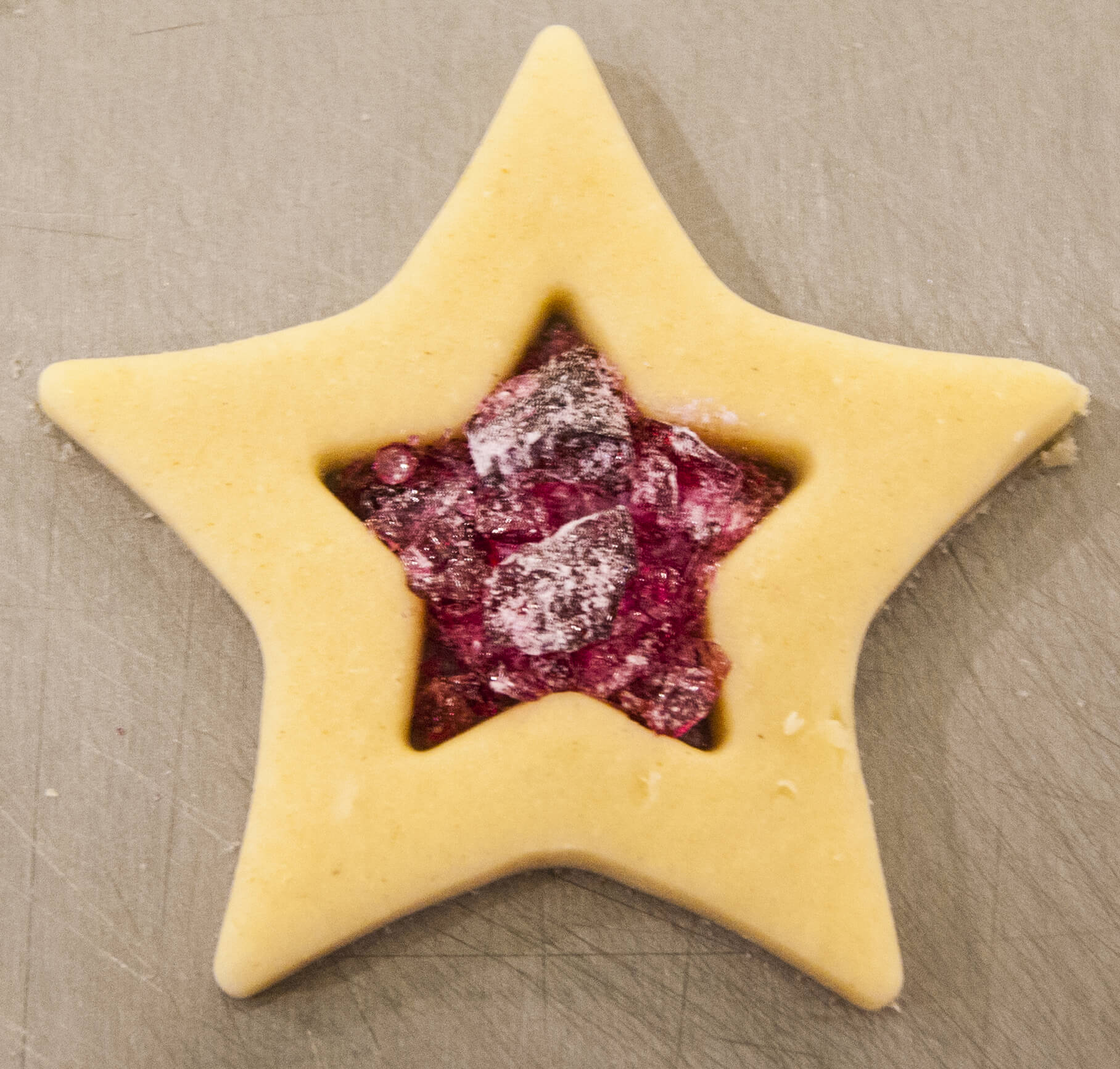 Stained glass biscuits