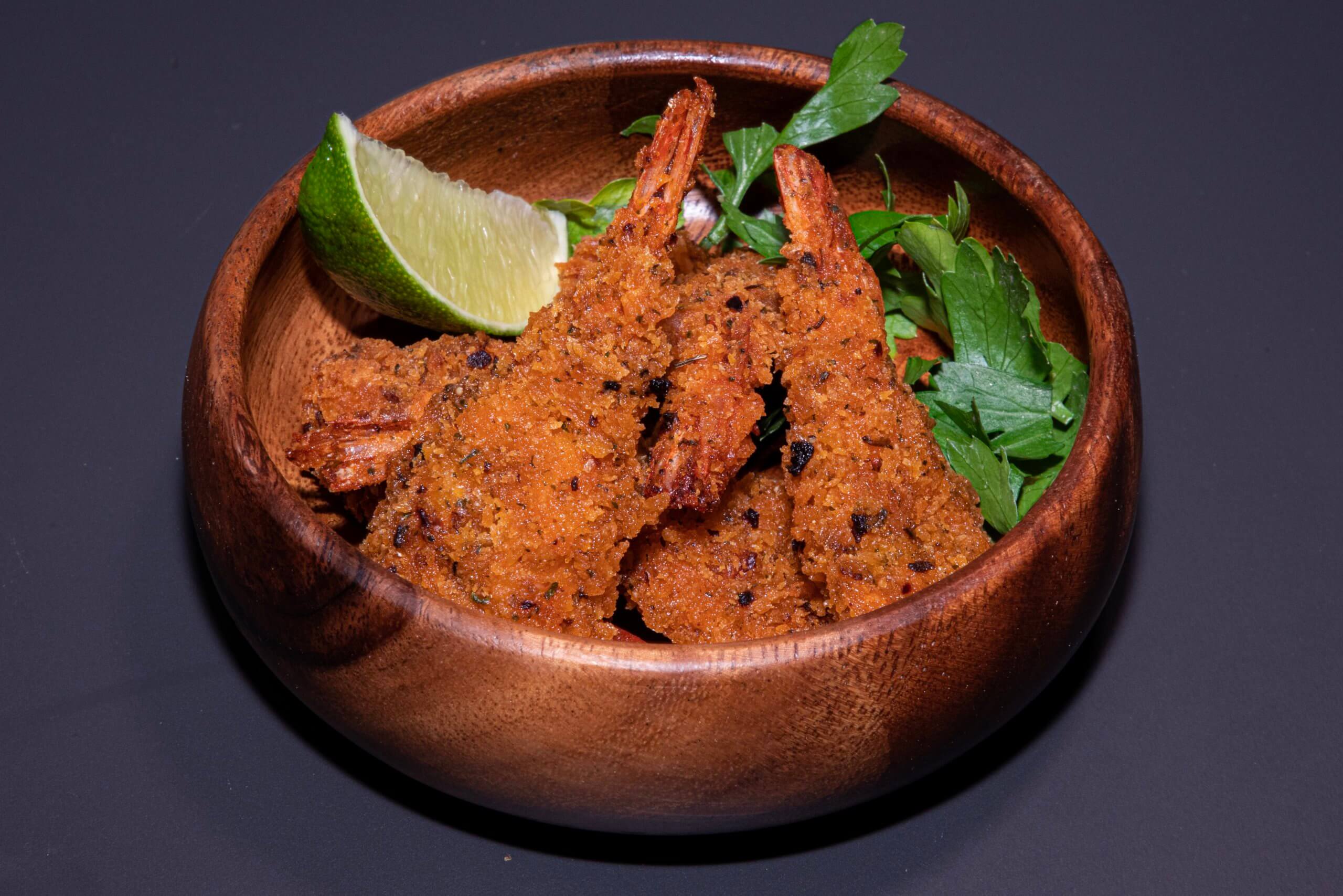 Korean Spiced Deep Fried Prawns